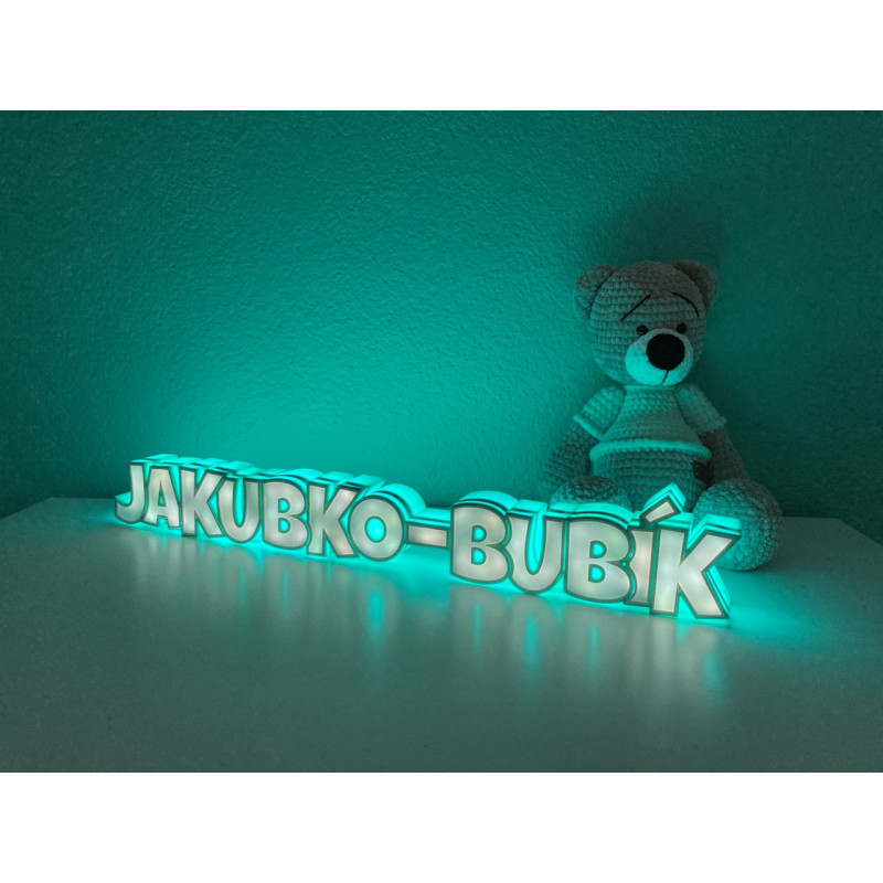 Lampe avec Nom et LED